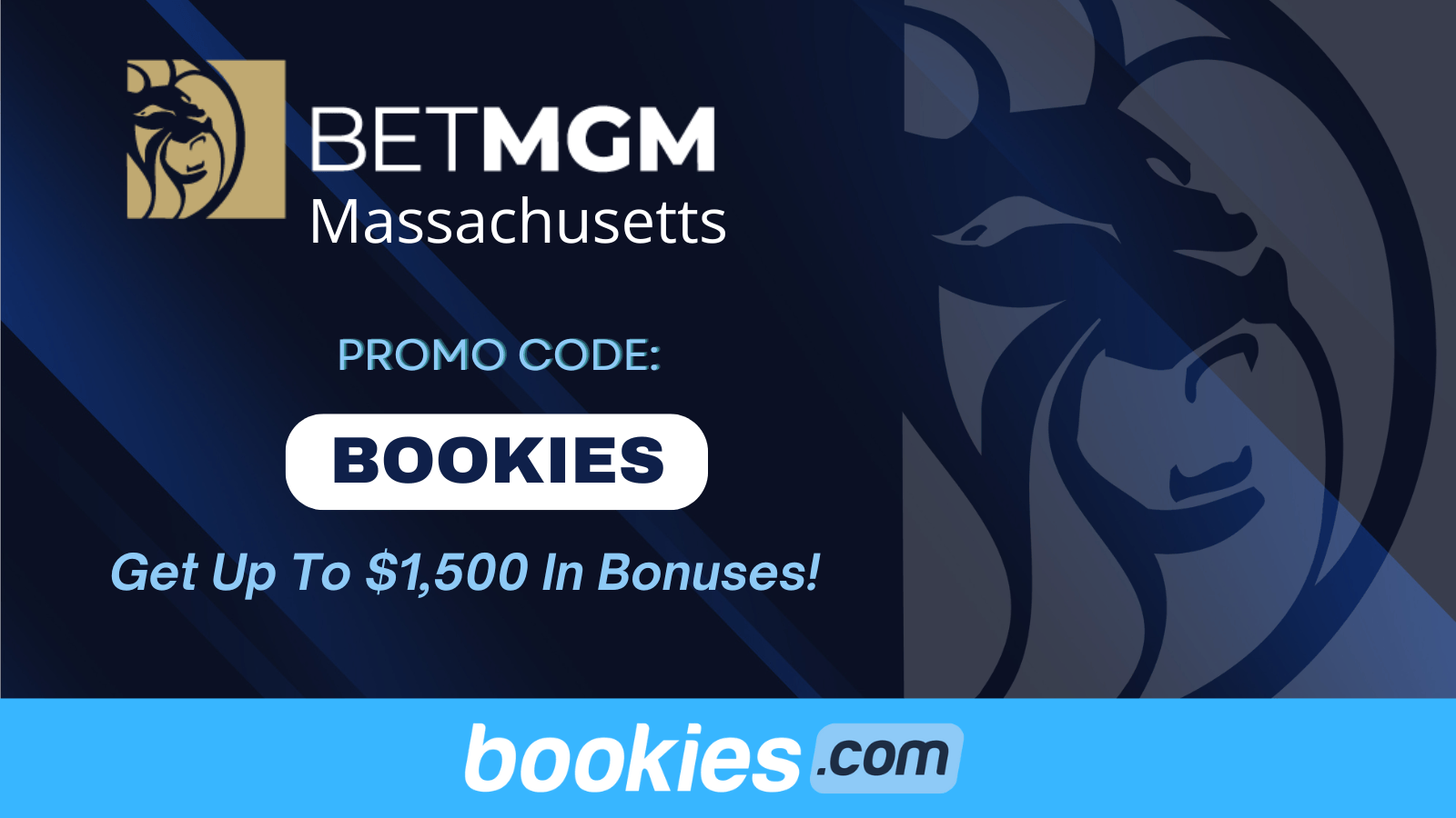 BetMGM Massachusetts Bonus Code BOOKIES: Claim $1500 1st-Bet Bonus For ...