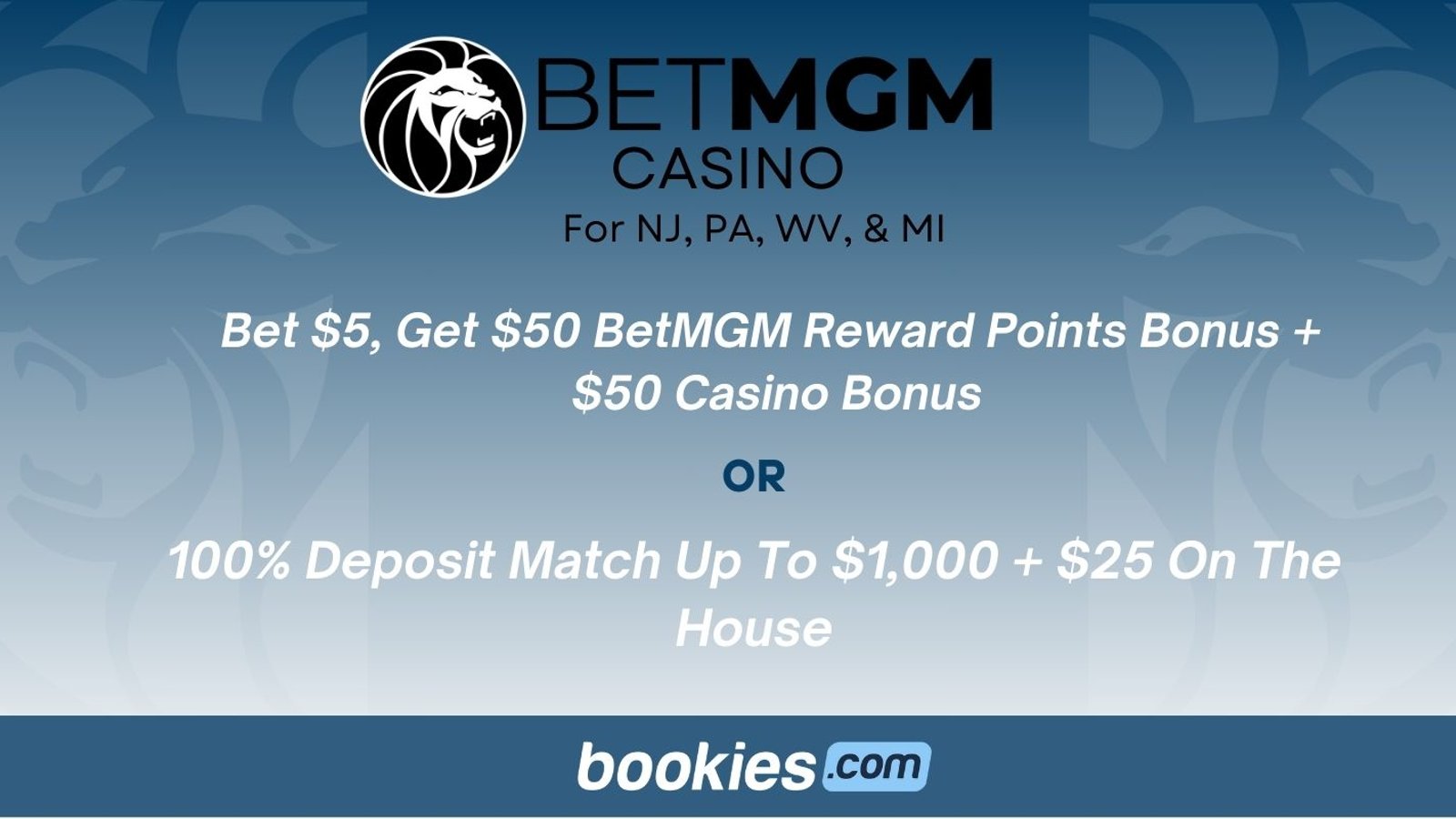 BetMGM Bonus Code BOOKIESMIBRP: Bet $5 Get $100 in Site Bonuses on Jan 22nd